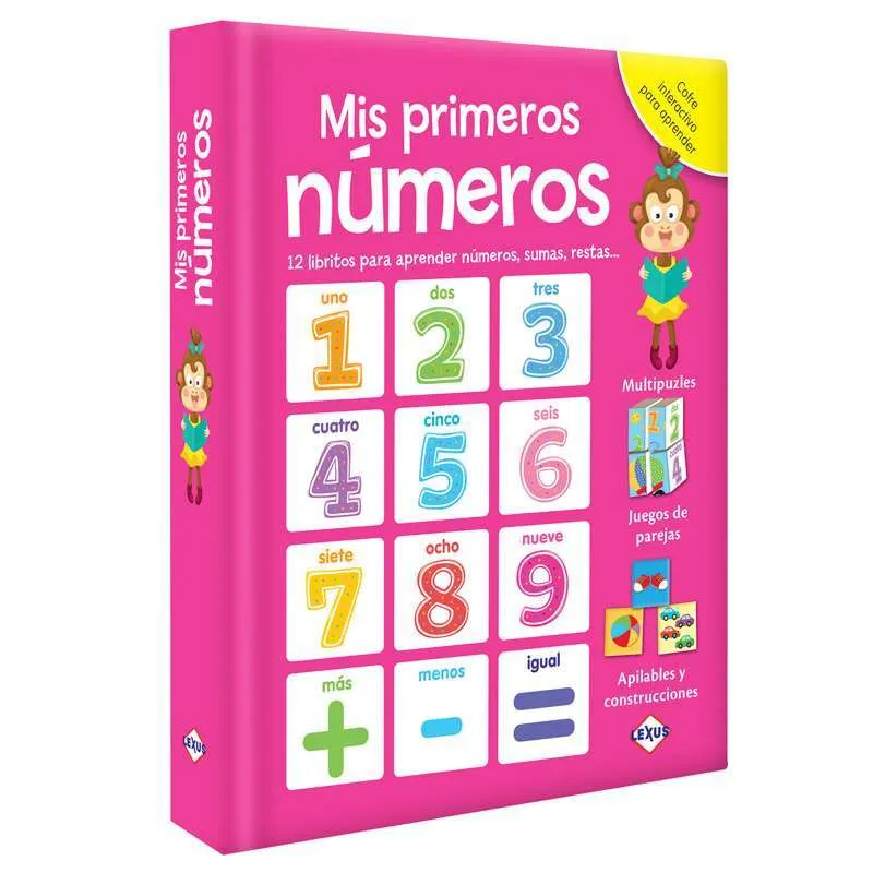 Mis Primeros Números 12 Libritos de Cartón | Lexus Editores Argentina